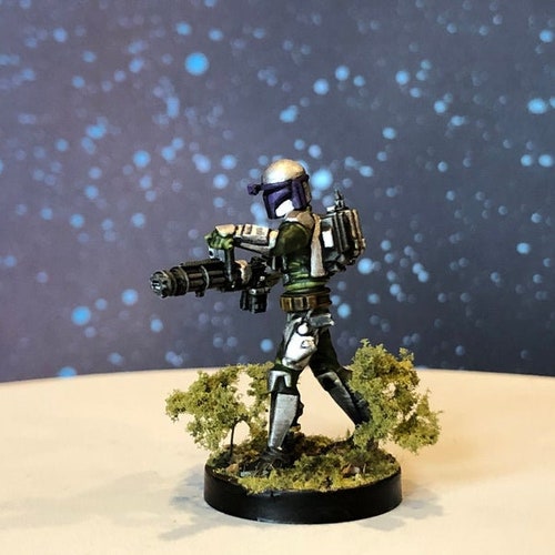 Mando Male Mandalorian SKULLFORGE Legion Compatible 3D | Etsy