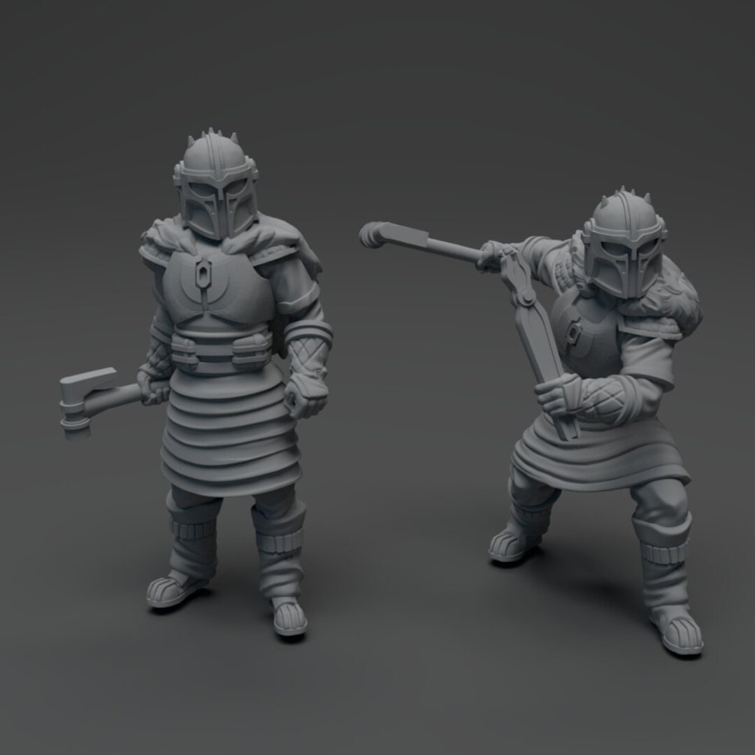 Forgemaster Miniature SW Legion Compatible 38-40mm Tall Resin 3D Print ...