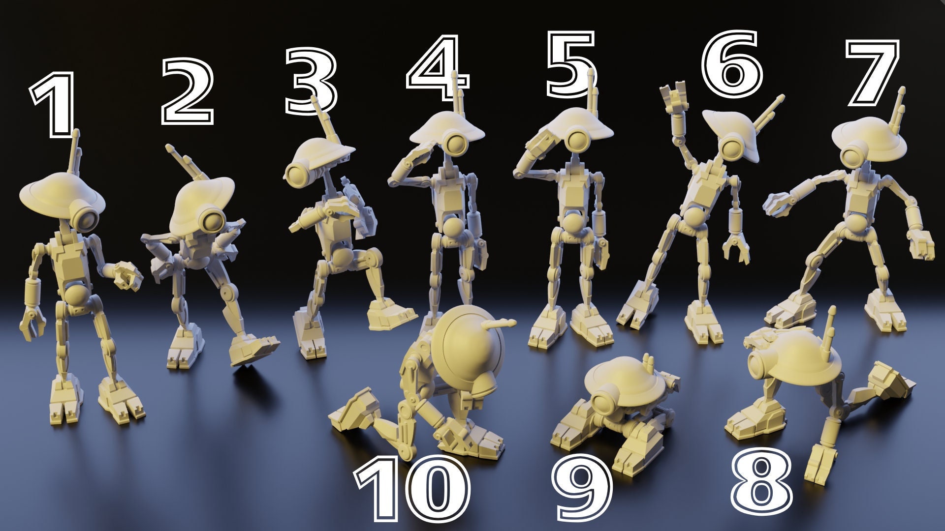 Midget Repair Droid Miniature SW Legion Compatible Resin 3D - Etsy