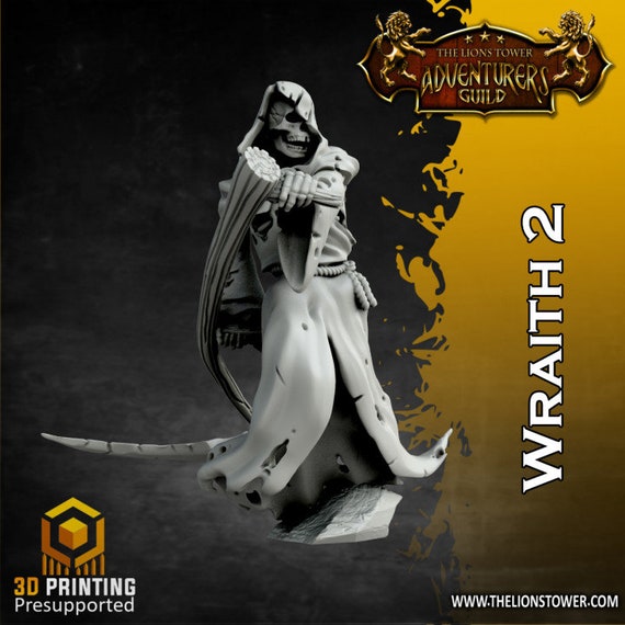 Wraith 2 Single Roleplaying Miniature for D&D or Pathfinder - Etsy