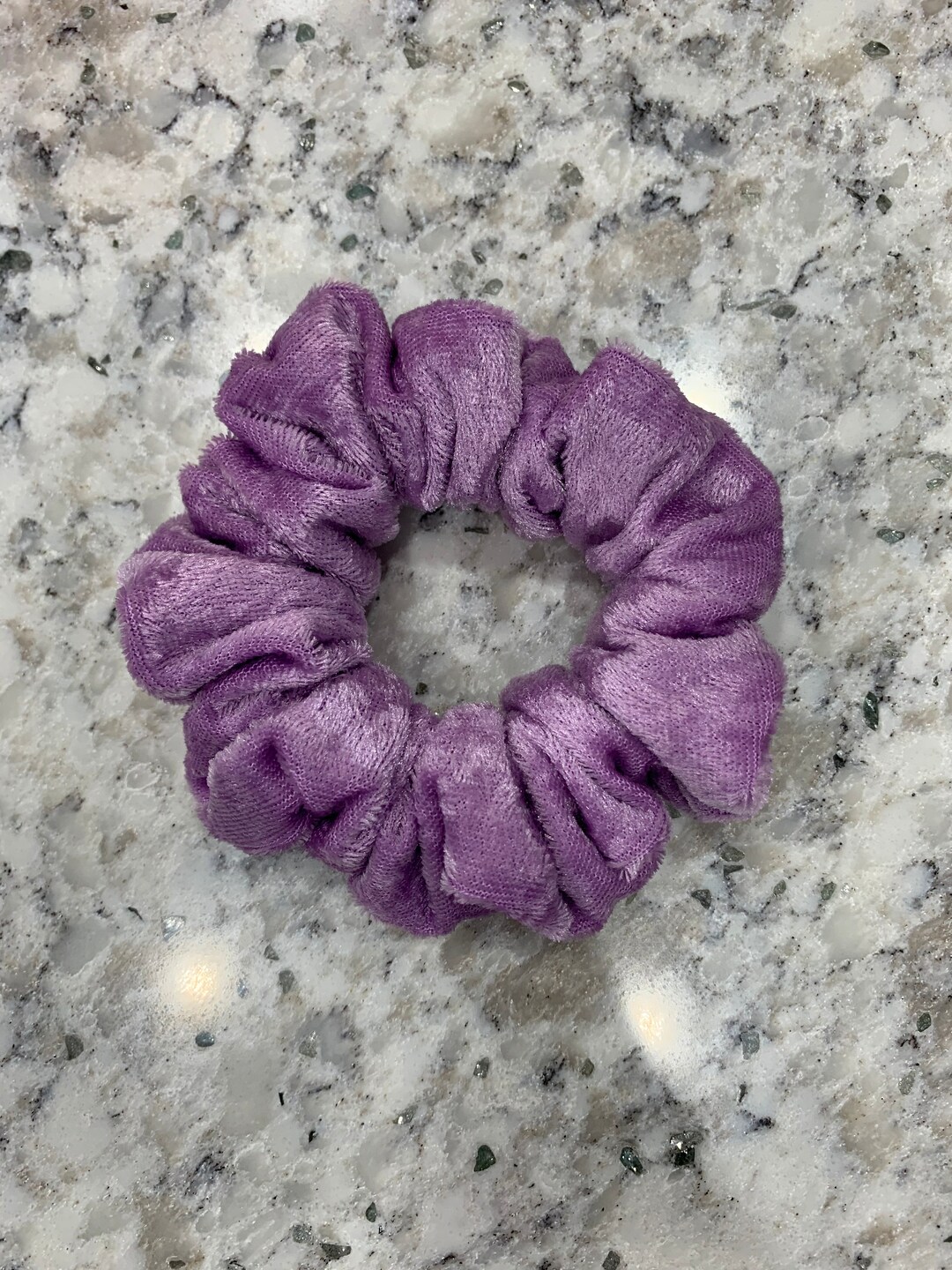 Light Purple Velvet Scrunchies - Etsy