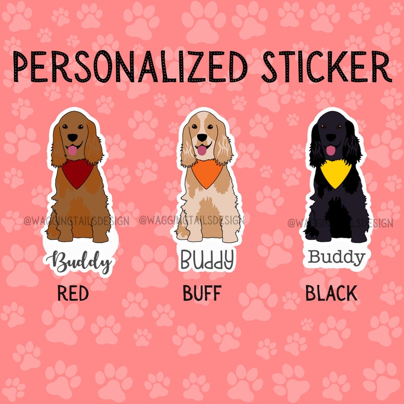 Red Cocker Spaniel Cards - Etsy