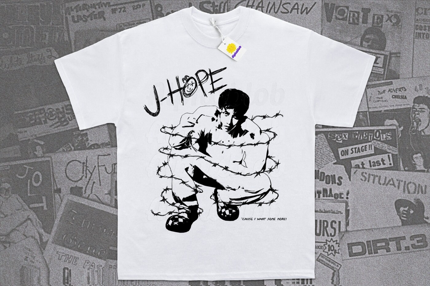 J-hope Vintage Rock Shirt J-hope Shirt J-hope Jack in the - Etsy
