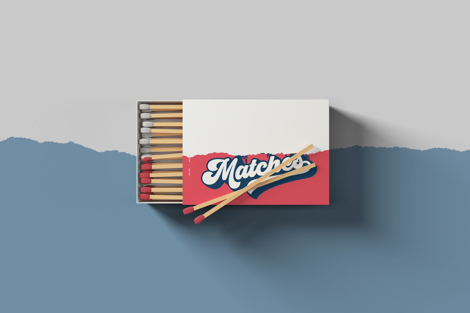 Matches Box Mockups - Etsy