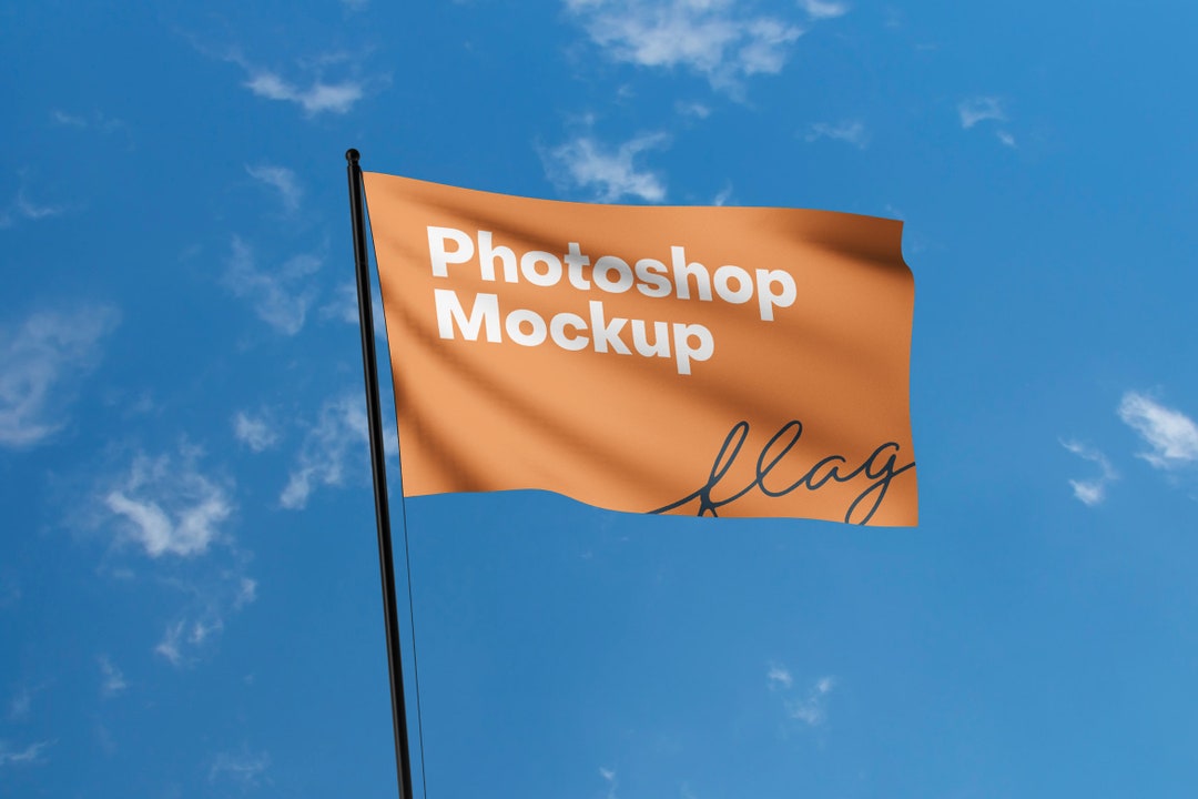 Flag Photoshop Mockup - Etsy