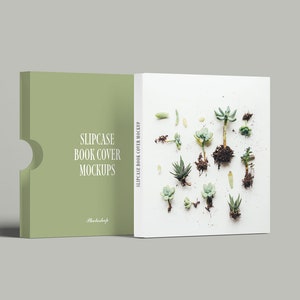 Slipcase Book Cover Mockups - Etsy