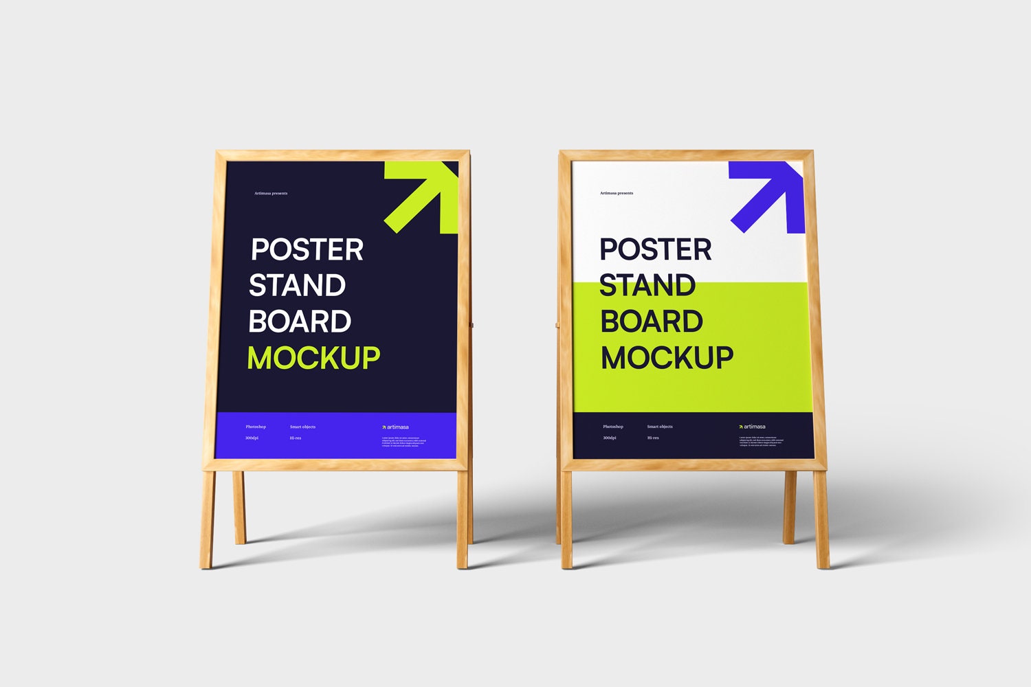 Poster Stand Board Mockups - Etsy