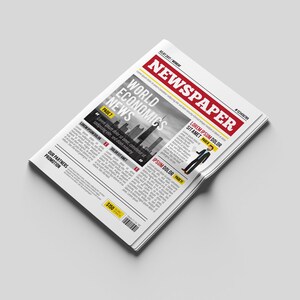 Newspaper Mockups - Etsy