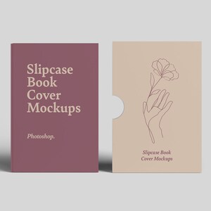 Slipcase Book Cover Mockups - Etsy