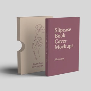 Slipcase Book Cover Mockups - Etsy