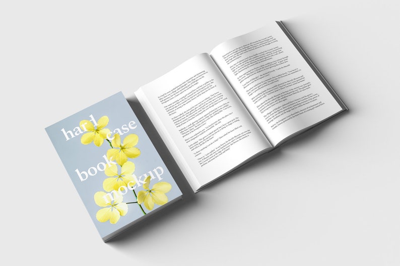 Hard Cover Book Mockups - Etsy