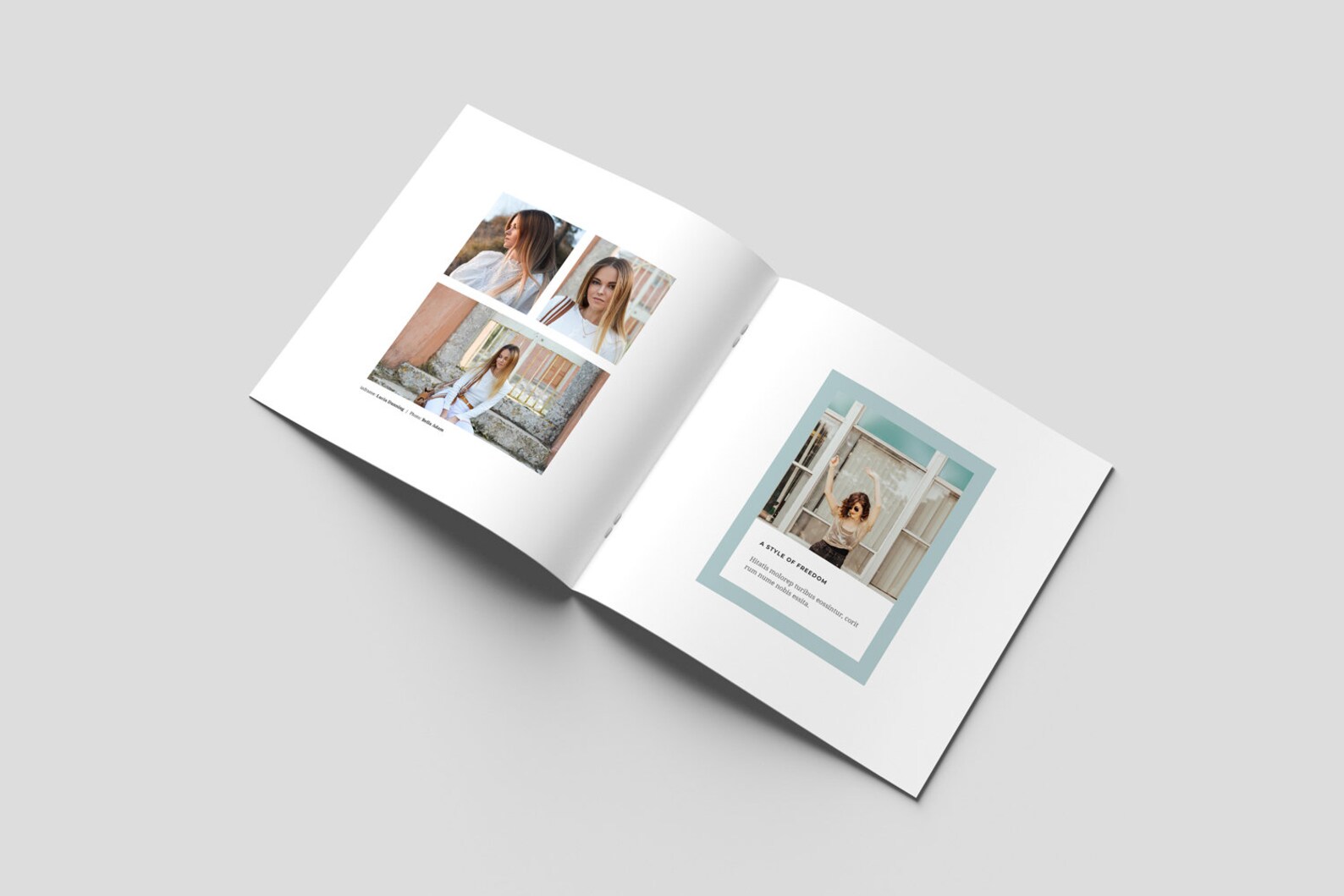 Square Brochure and Photobook Mockups - Etsy