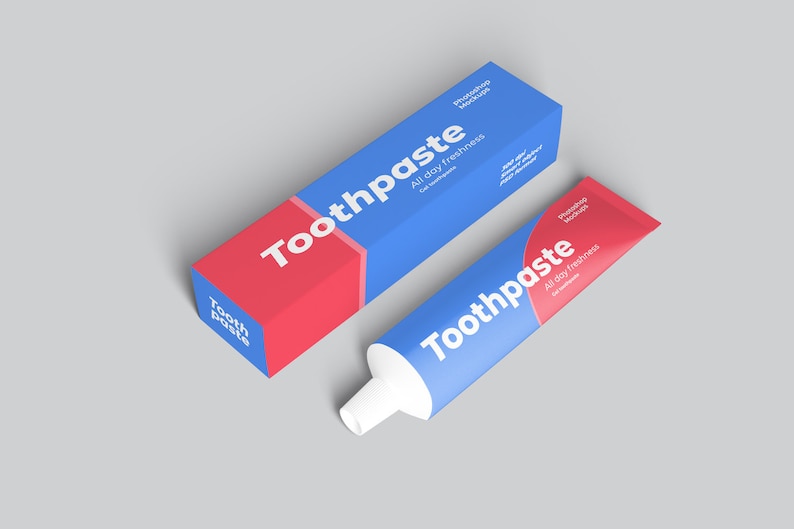 Toothpaste Packaging Mockups - Etsy