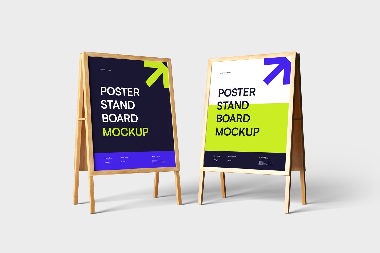 Poster Stand Board Mockups - Etsy
