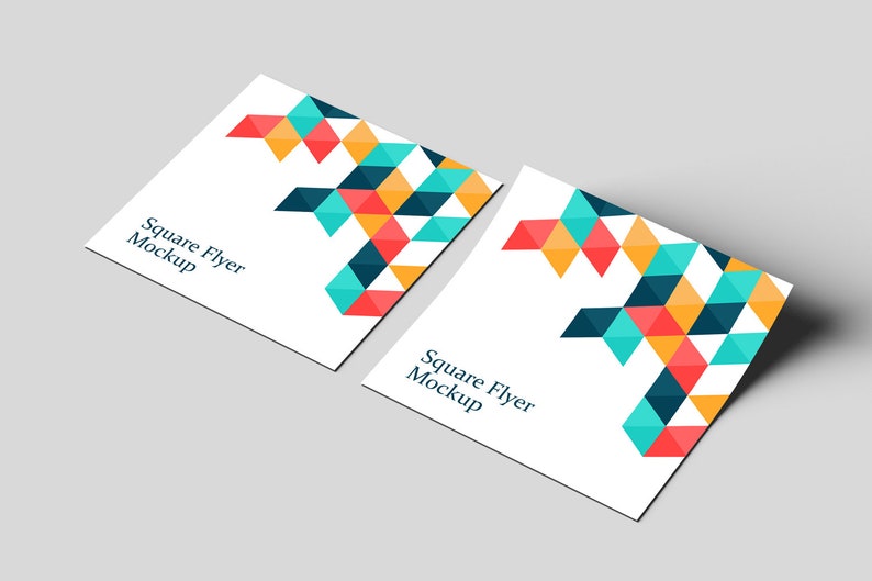 Square Flyer Mockups - Etsy