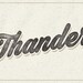Thander Font - Etsy