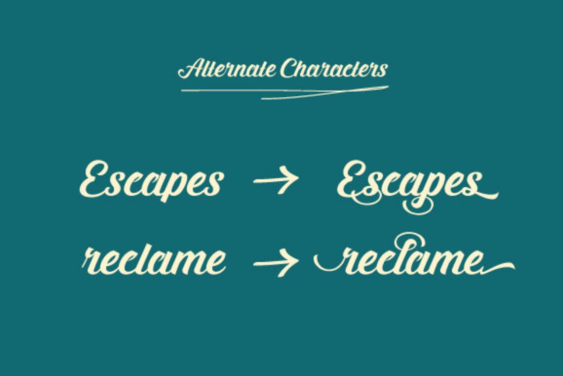 Prada Script Typeface - Etsy