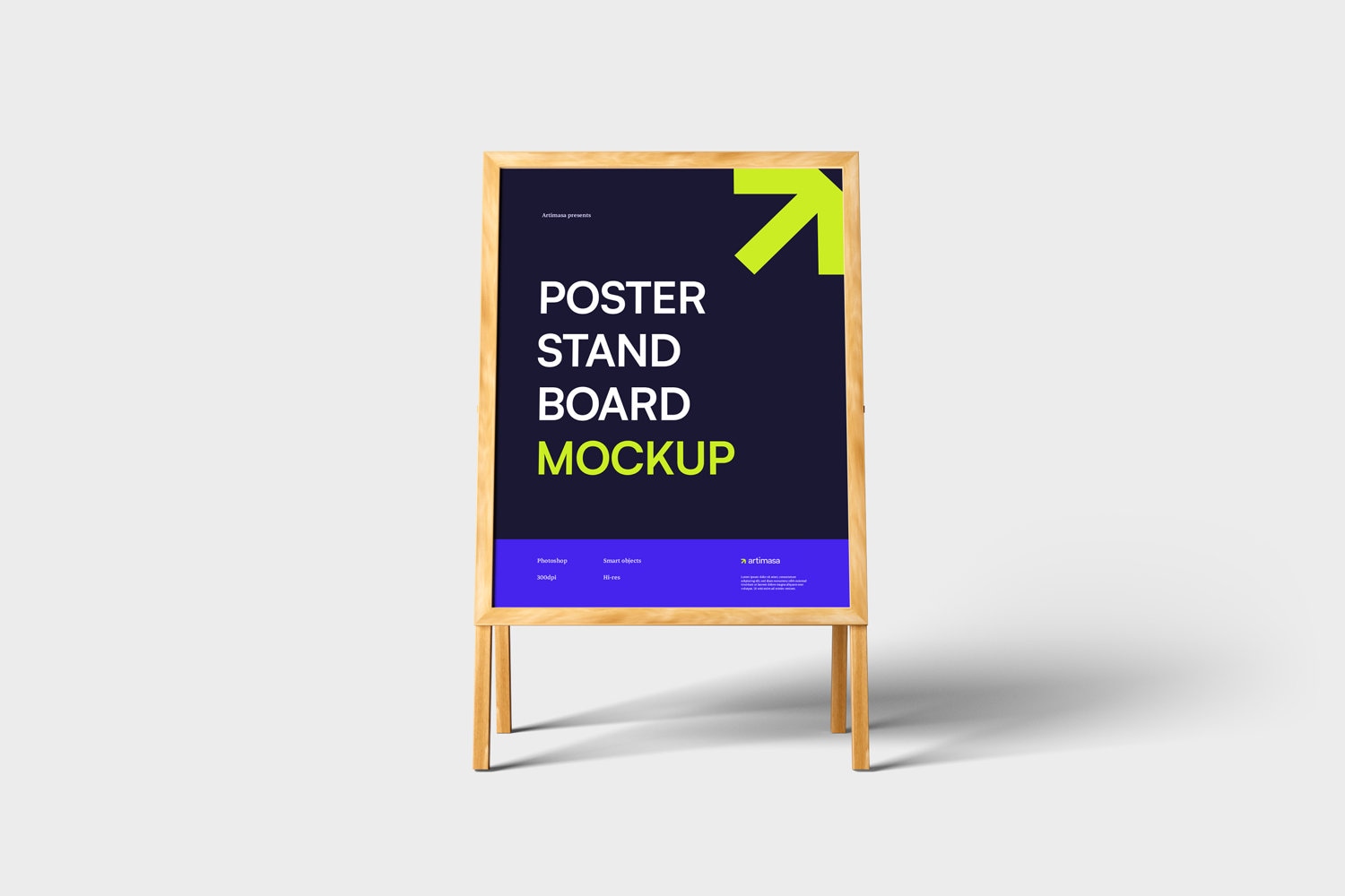 Poster Stand Board Mockups - Etsy