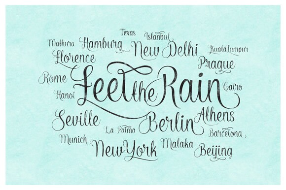 Zakia Typeface - Etsy