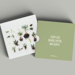 Slipcase Book Cover Mockups - Etsy
