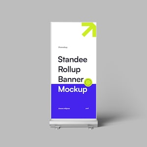 Standee Rollup Banner Mockups - Etsy