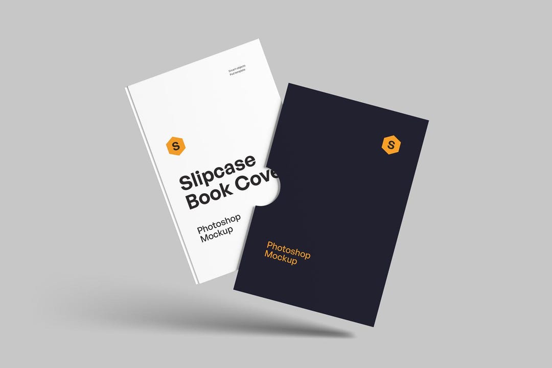 Slipcase Book Cover Mockups - Etsy