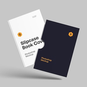 Slipcase Book Cover Mockups - Etsy