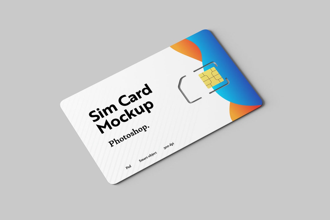 Sim Card Mockups - Etsy