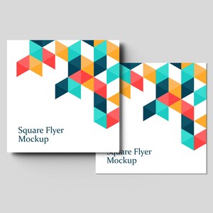 Square Flyer Mockups - Etsy