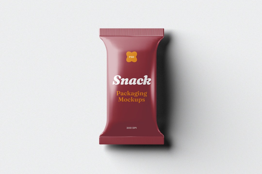 Snack Packaging Mockups - Etsy