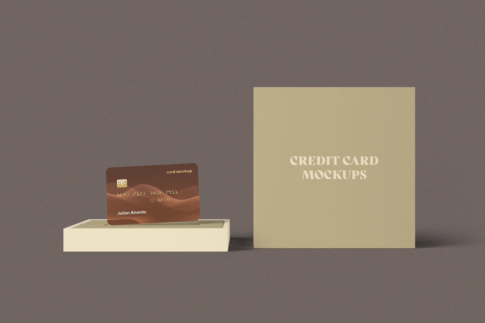 Credit Card With Box Mockups - Etsy