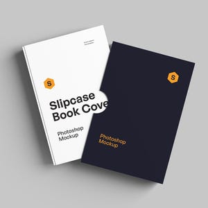 Slipcase Book Cover Mockups - Etsy