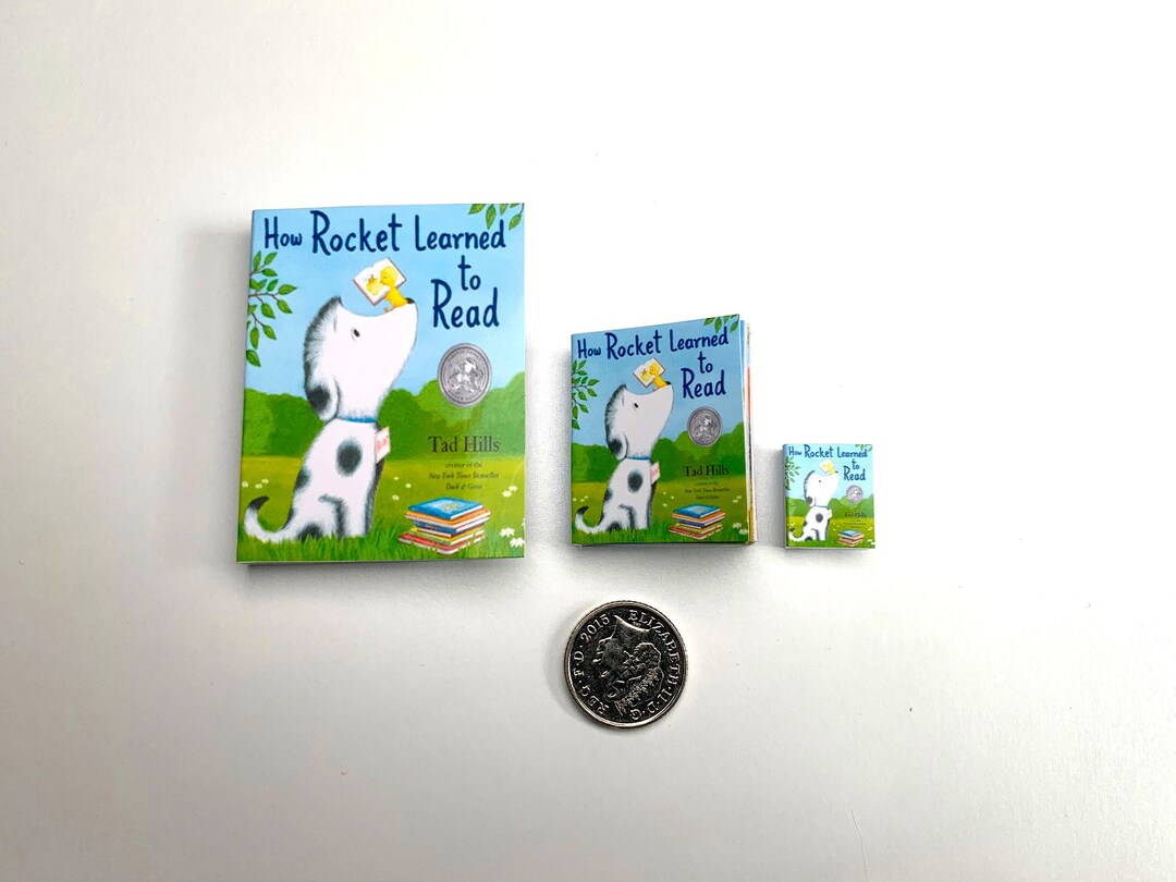 Miniature How Rocket Learned to Read Book | Real Text & Pictures | 1/4 ...