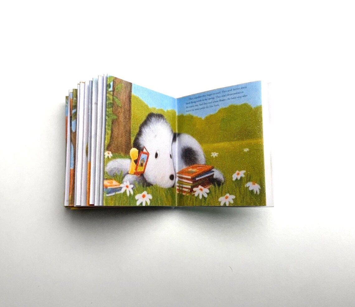 Miniature How Rocket Learned to Read Book | Real Text & Pictures | 1/4 ...