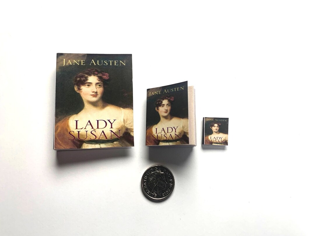 Miniature Books | Lady Susan | Contains Real Text | 1/4, 1/6 or 1/12 ...