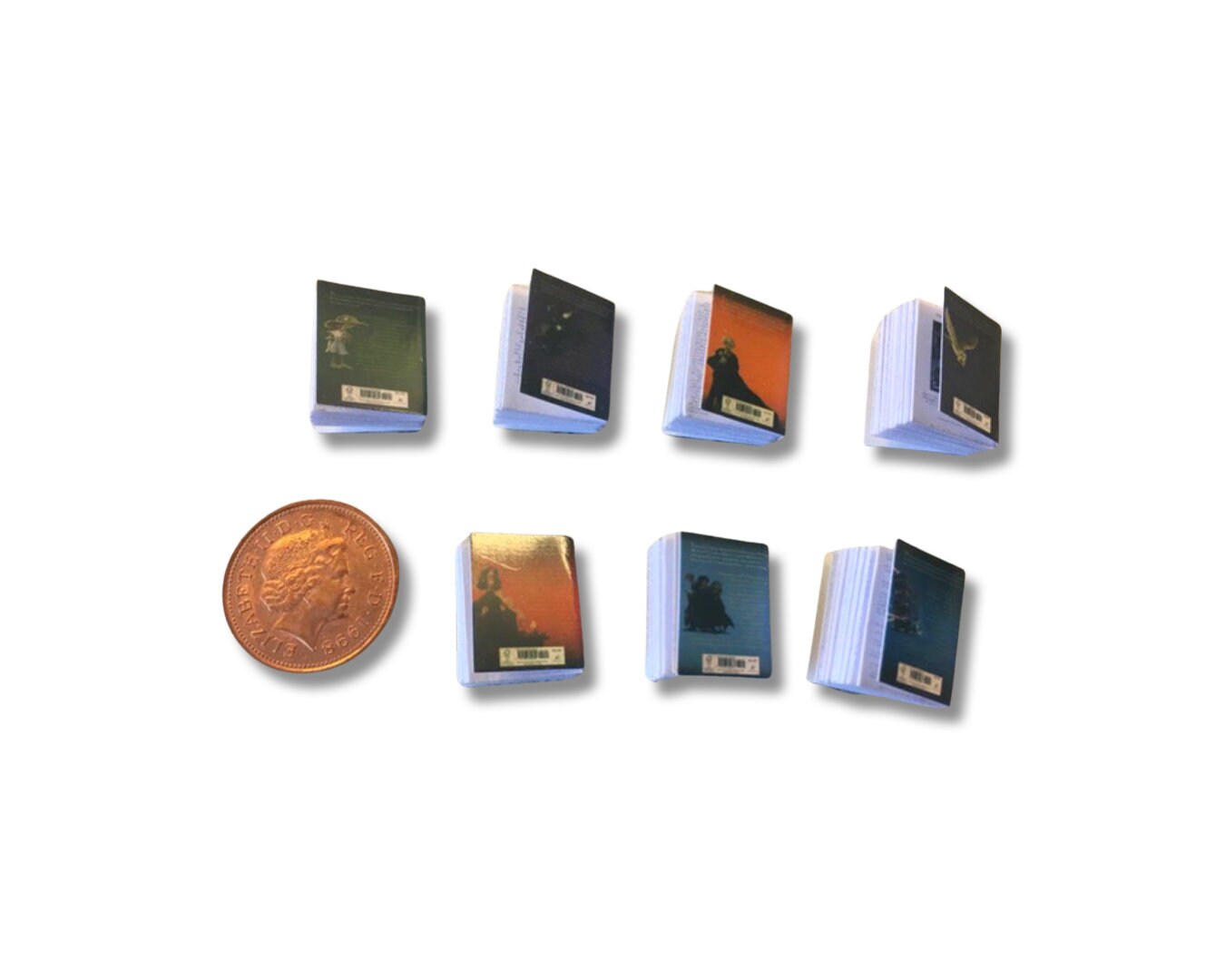 Miniature Complete Book Set All 7 Books 1/2 1/4 1/6 Scale - Etsy