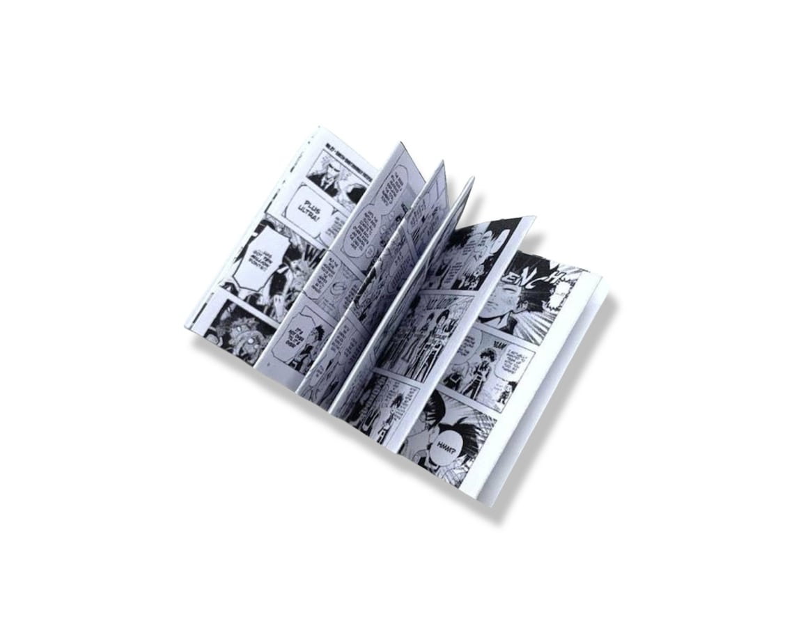 Miniature Manga Books | Set of 5 | 1/4 1/6 and 1/12 Scale | Real Text ...