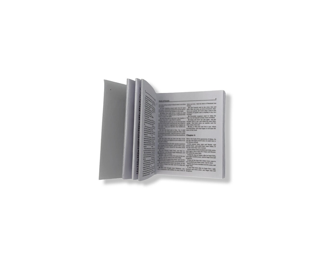 Holy Bible Miniature Book | Real Extract | 1/4, 1/6 or 1/12 Scale ...