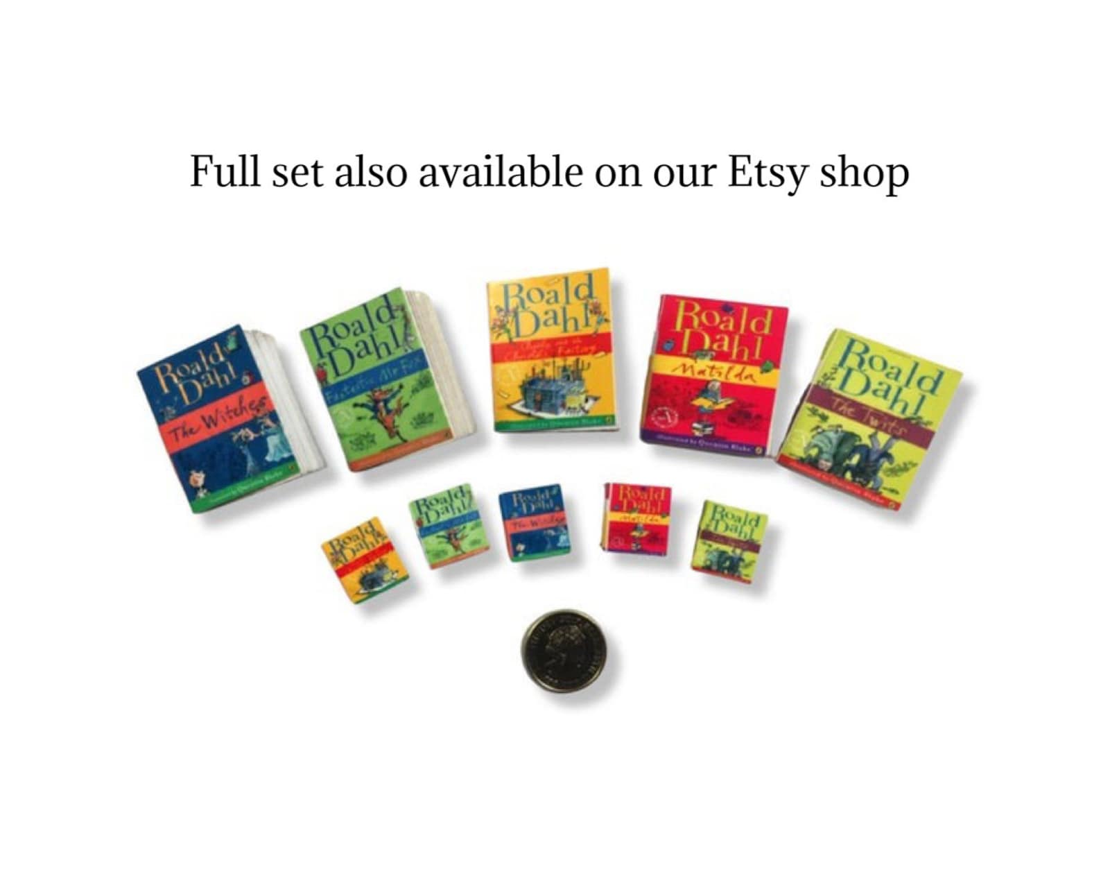 Matilda by Roald Dahl Dolls House Miniatures Real Text and - Etsy