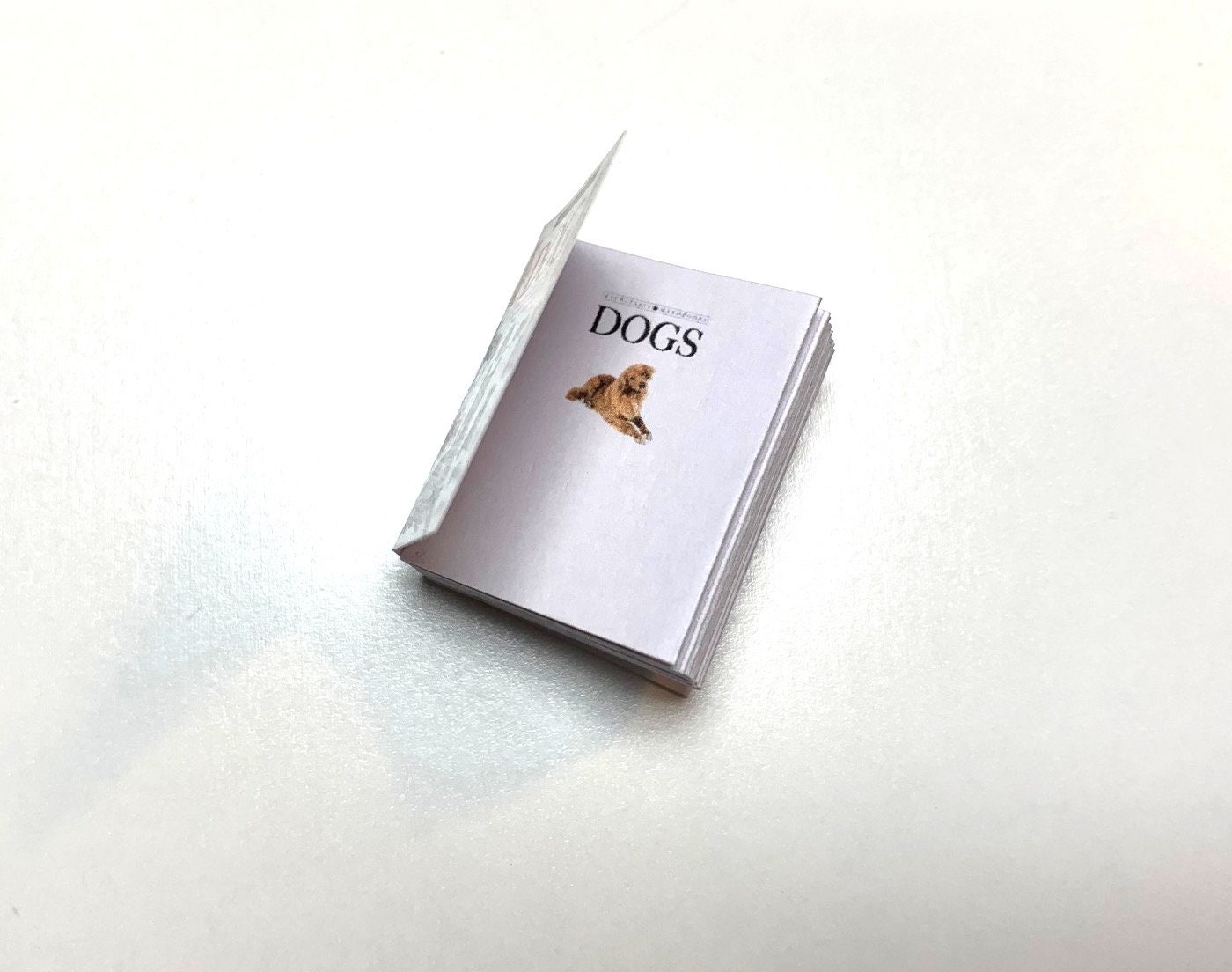 Miniature Books | Dog Book | Contains Real Text | 1/4, 1/6 or 1/12 ...