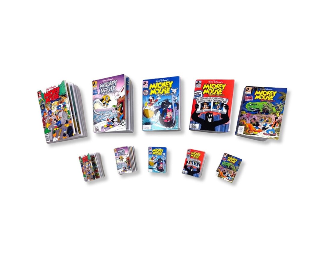 Miniature Comic Books | Set of 5 | Real Text & Pictures | 1/4, 1/6 or 1 ...