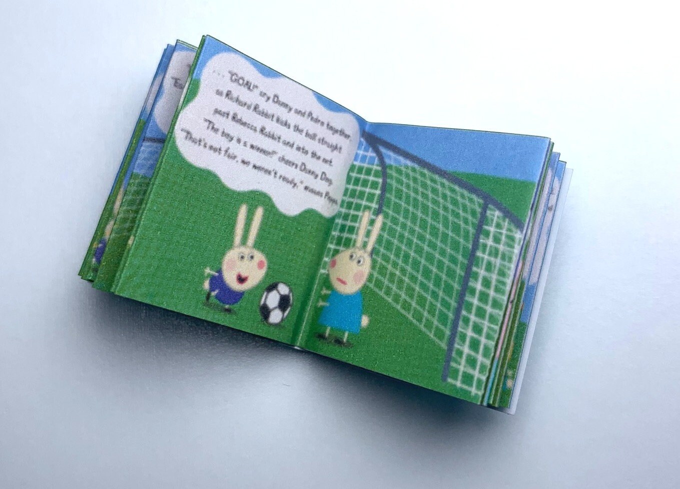 Miniature Books Peppa Pig Contains Real Text 1/4 1/6 or | Etsy