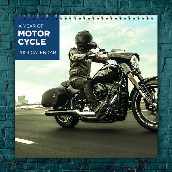 Motorcycle Girl Calendar - Etsy