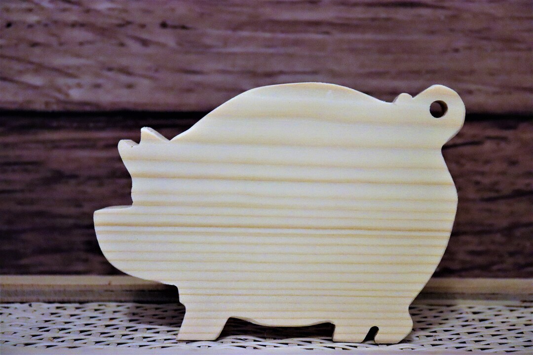 Pig, Wood, Cut Out, Shape - Etsy