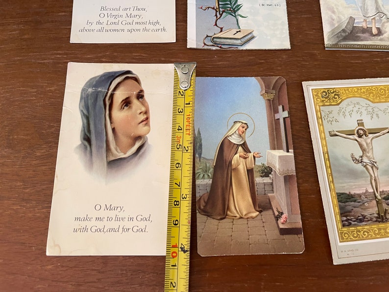 Beautiful Lot 55+ Collectible Antique and Vintage Religious Holy Cards ...