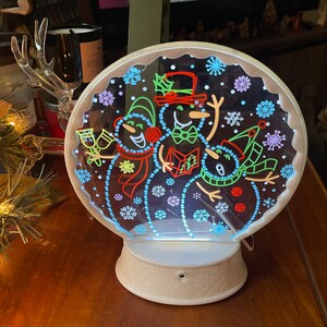 Hallmark Dancing Lights Snowman New With Tags Animated Christmas ...