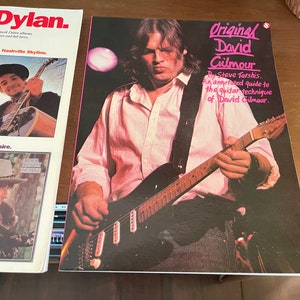 Classic Bob Dylan and Original David Gilmour Pink Floyd Sheet Music ...