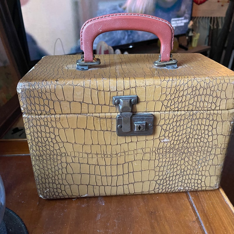 Leather Train Case - Etsy