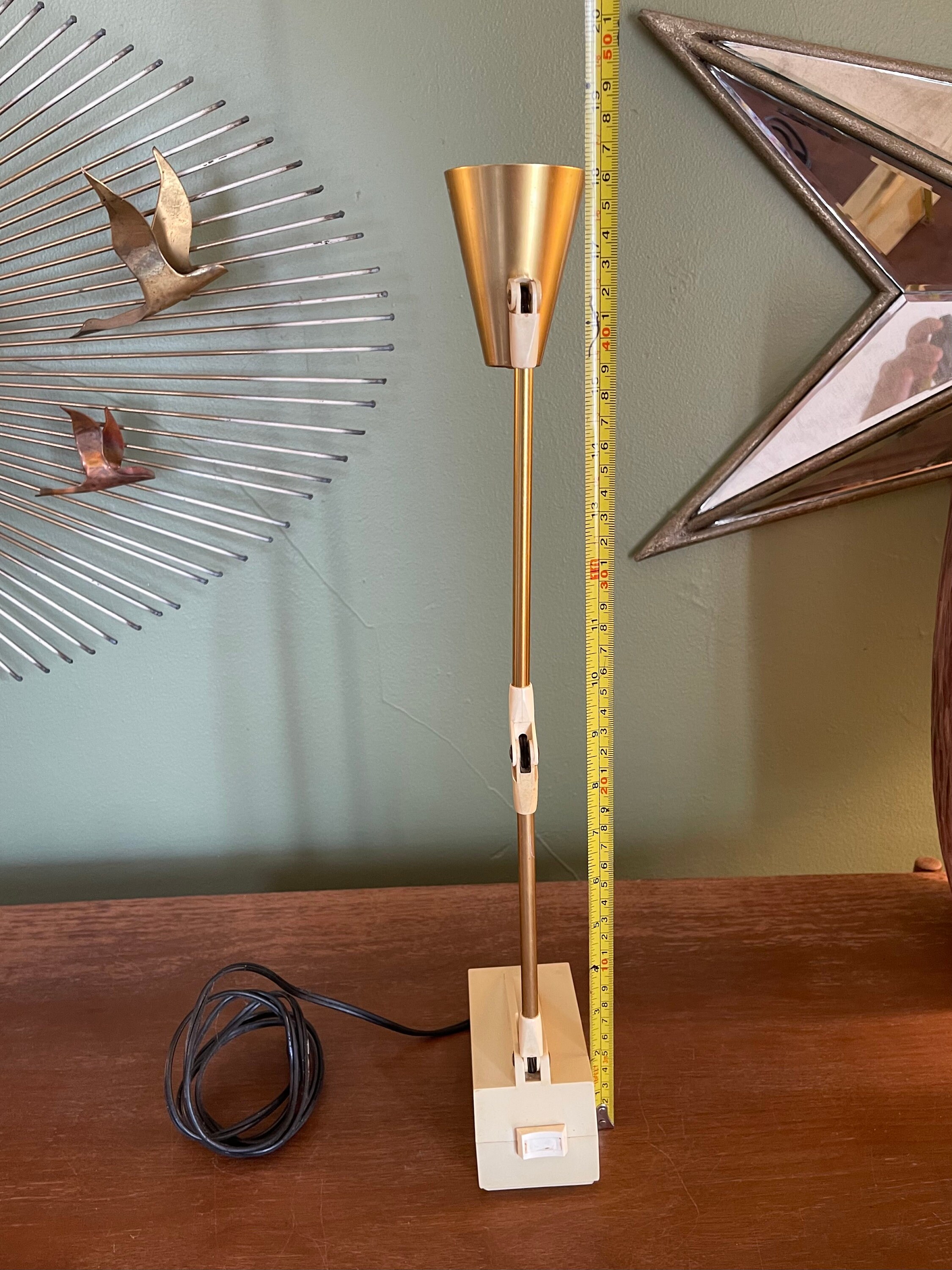 Tensor Wall Mount or Desk Lamp Model 7100 Folding Articulating - Etsy