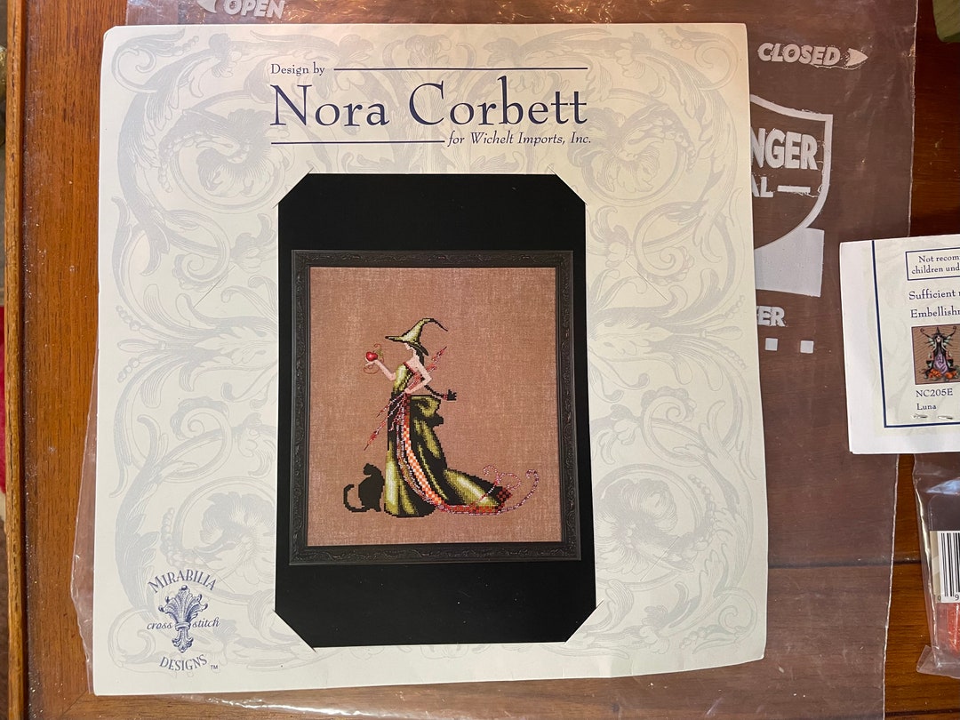 Ana Cross Stitch Kit Bewitching Pixie NC207 Nora Corbett Threads Bead ...